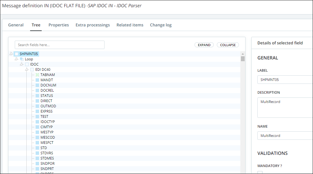 Auto. exchange in SAP IDOC format, with any ERP Auto. exchange in SAP IDOC format, with any ERP